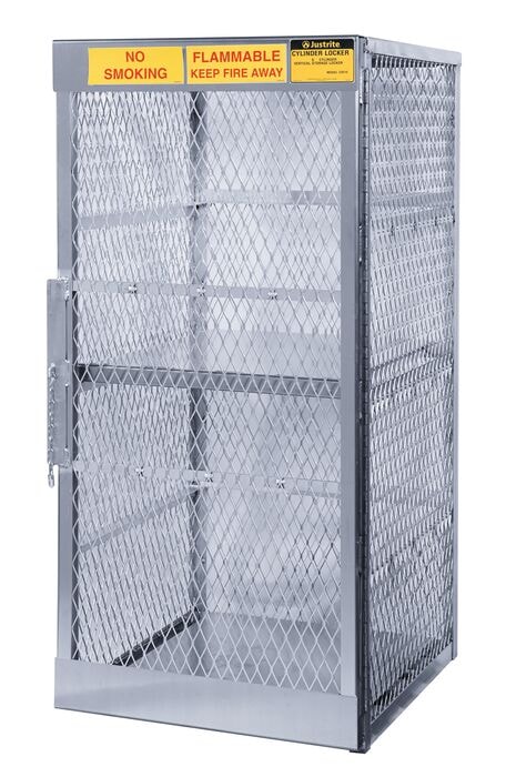 8 Tank Gas Cylinder Locker | Vertical LPG Tanks | 23010 | Justrite