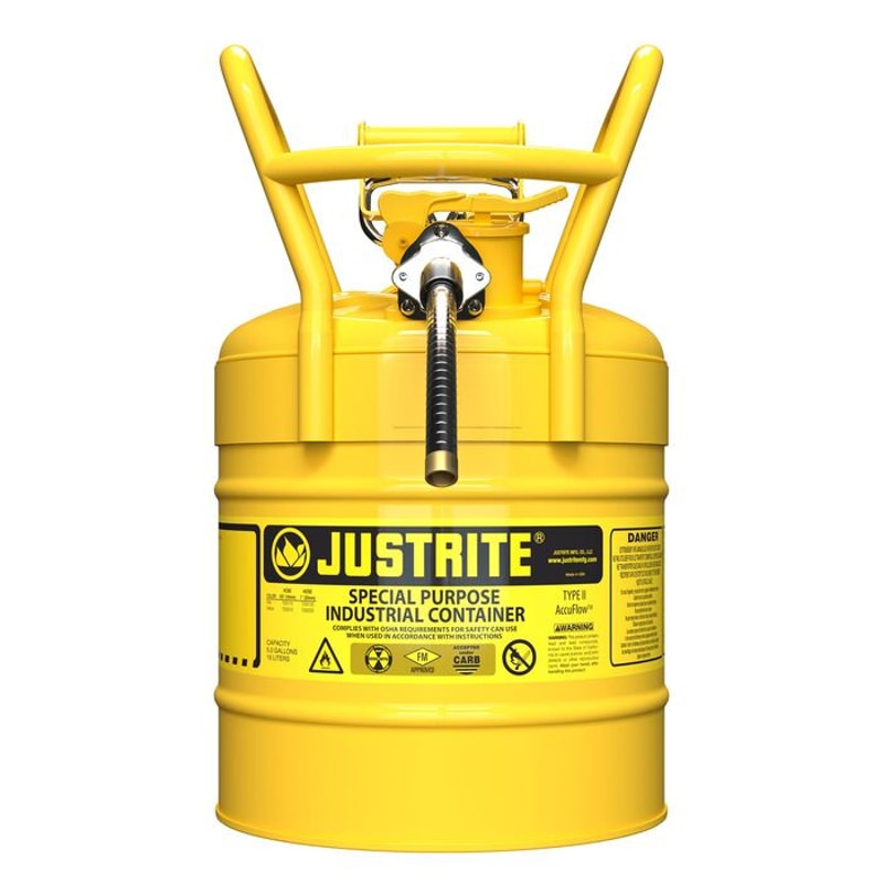 5 Gal DOT Safety Can | Type II | AccuFlow™ | 7350210 | Justrite