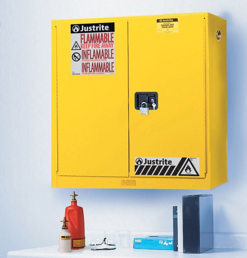 Wall Mounted Flammable Safety Cabinets | Justrite