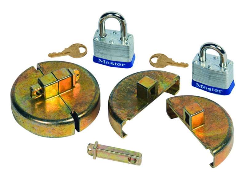 Drum Lock Set for Plastic Drums, Two units fit two-in bung, two lock ...