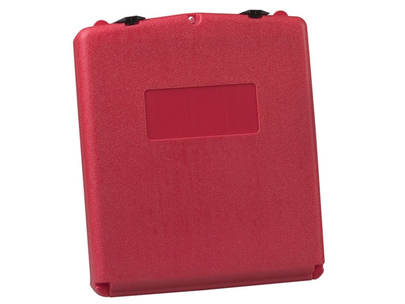 Red Plastic Document Storage Box | Large, Single Pack | S23306 | Justrite
