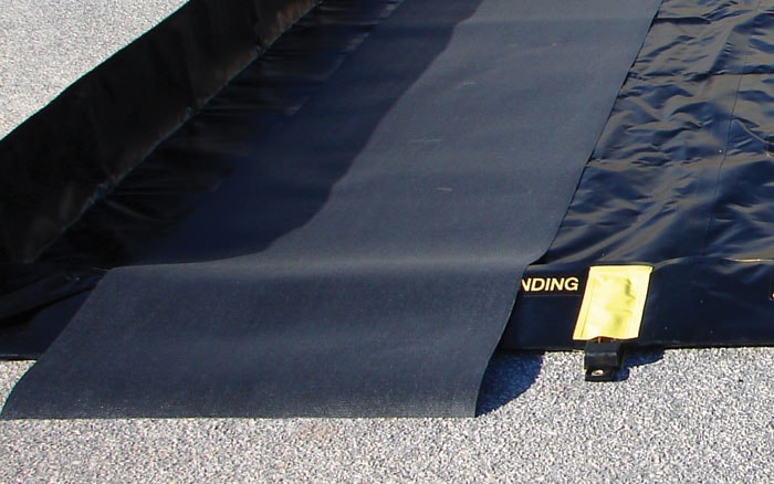 Track Mat, 3'W x 6'L, Black | 28336 | Justrite