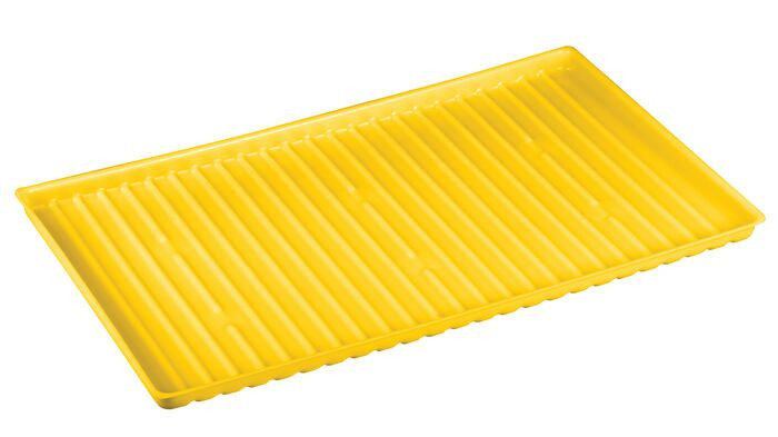 Yellow Cabinet Top Polyethylene Tray for 30, 40, and 45 gallon safety ...