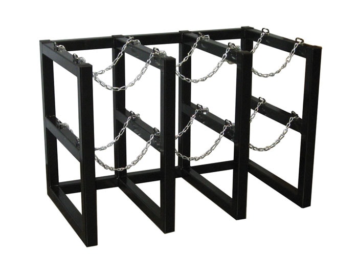 6 Tank Gas Cylinder Rack | 3 Wide by 2 Deep | 35128 | Justrite