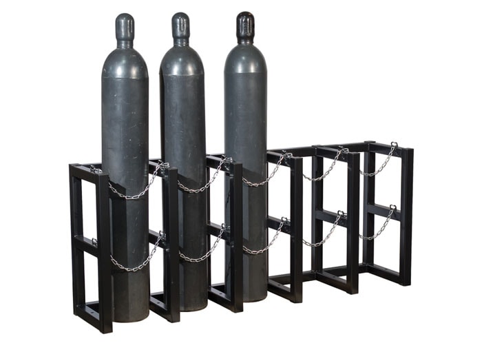 5 Tank Gas Cylinder Rack | 5 Wide by 1 Deep | 35166 | Justrite
