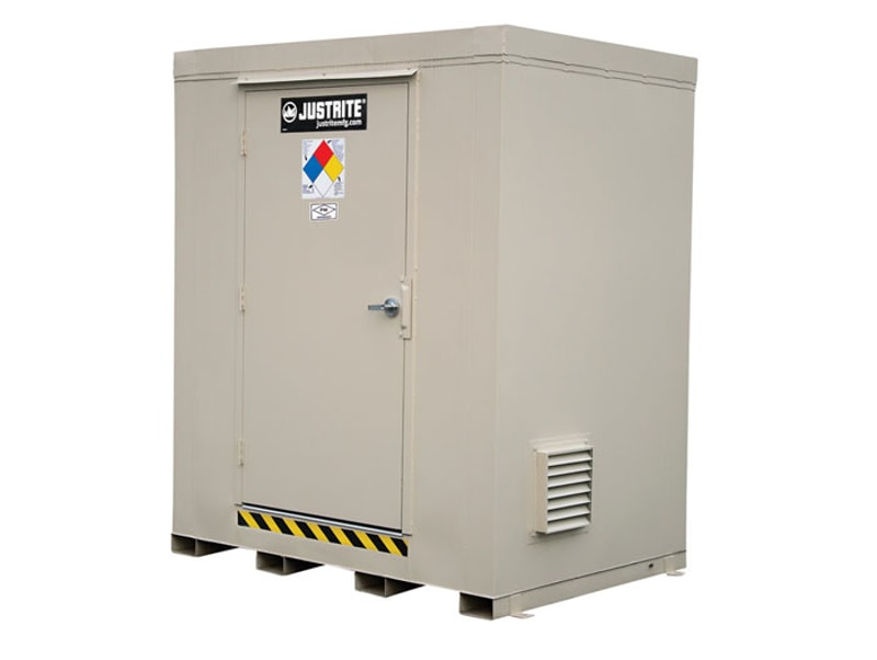 2-Hour Fire-Rated Outdoor Safety Locker | 6-Drum | 912060 | Justrite