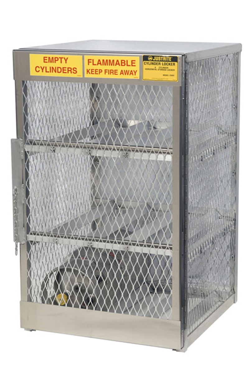 6 Tank Gas Cylinder Locker | Horizontal LPG Tanks | 23002 | Justrite